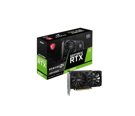 ! Видеокарта VGA MSI GeForce RTX 3050 VENTUS 2X 6G OC цена с НДС