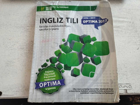 Ingliz tili to'plamlar va Fizika qo'llanma