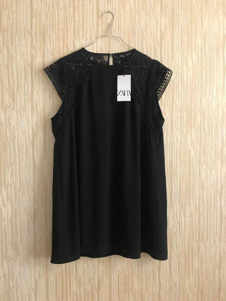 Продается новое платье черное нарядное бренд ZARA из Франции