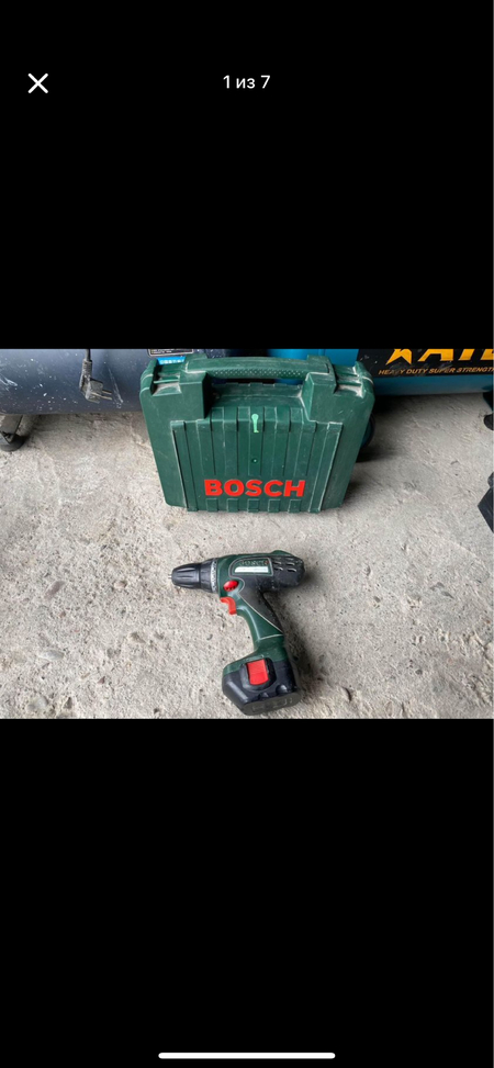 * Bosch шуруповерт оригинал б/у не дорого!
