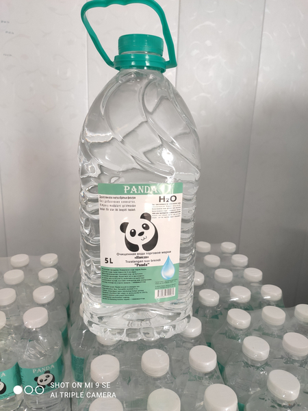 Suv gazsiz tozalangan H2o