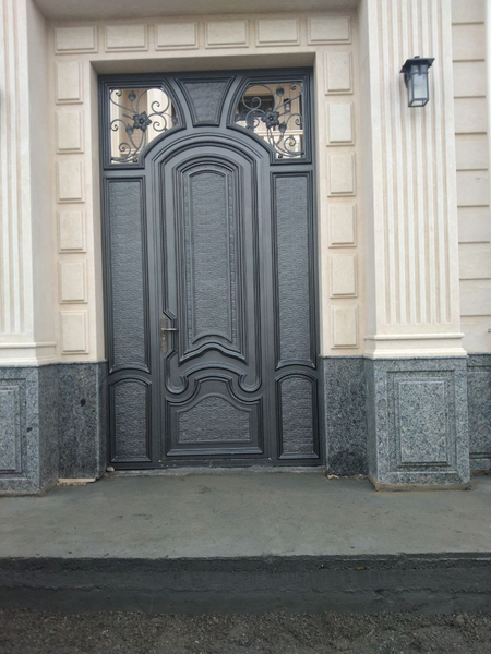Покраска ворота, решётка и пирила
