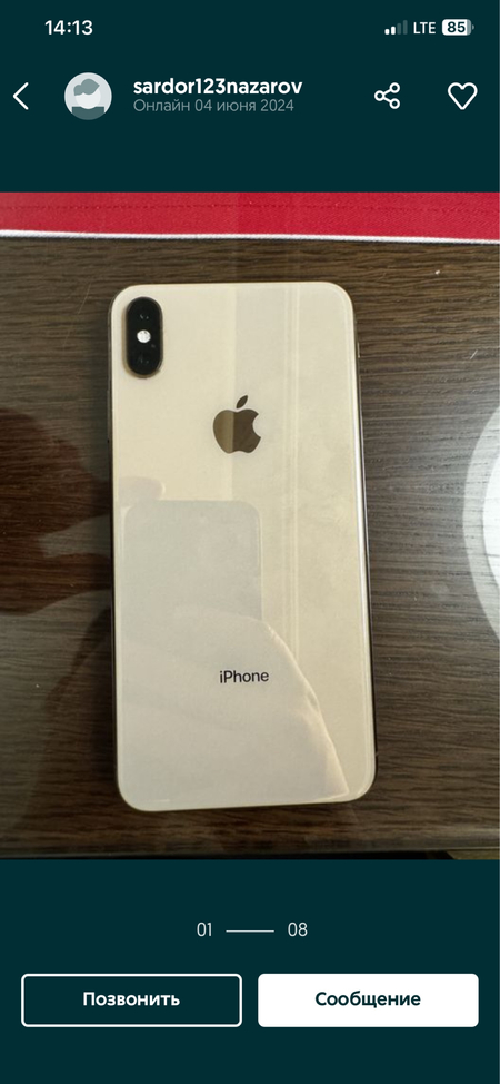 Iphone xs max ideal aybi yo ochilmaga ponli radnoy 81% yomkist