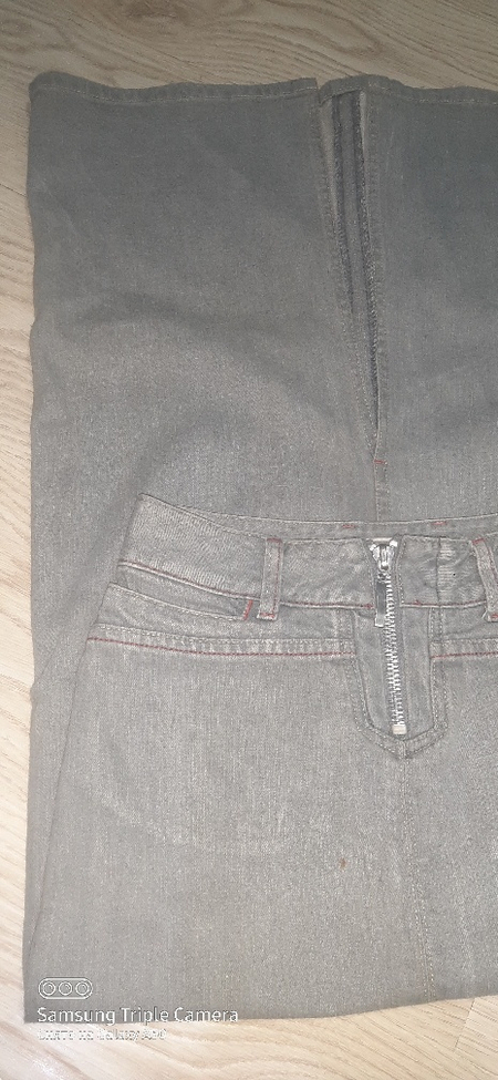 Джинсовая юбка в пол Lee Cooper с разрезом сзади