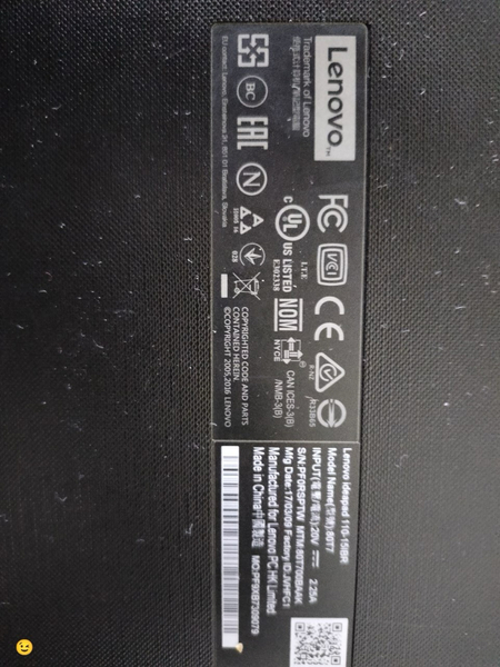 Noutbuk Lenovo ideapad