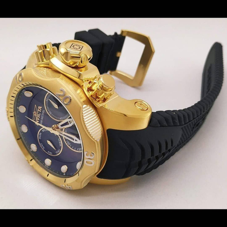 Invicta часы, хронограф, 37195 Bolt Zeus Black, Gold.
Циферблат 53мм.