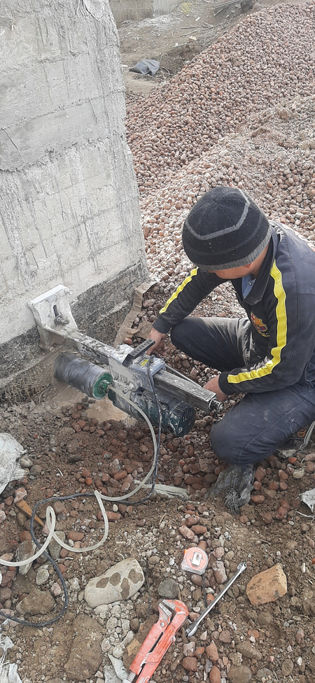 Beton teshish buzish