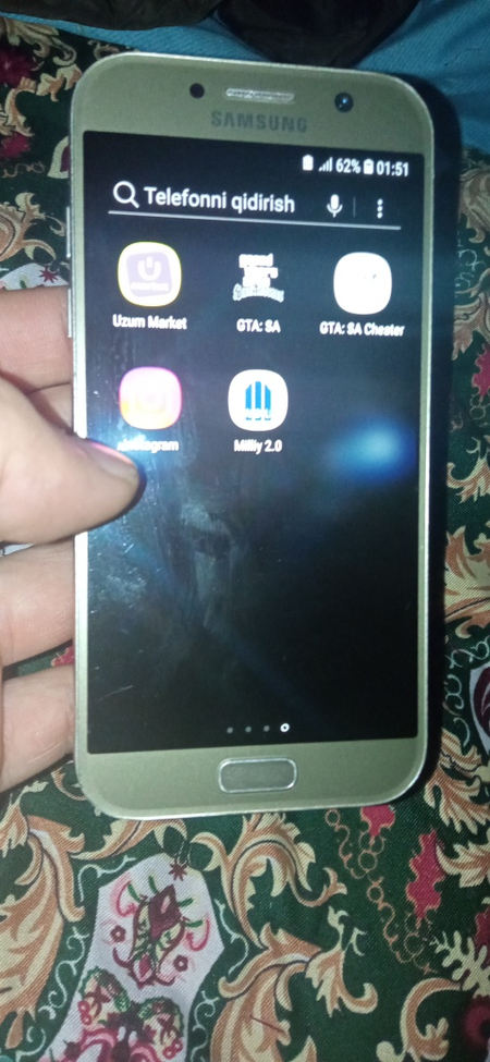 Samsung A5 2017 garantiya 550ming kami yoq