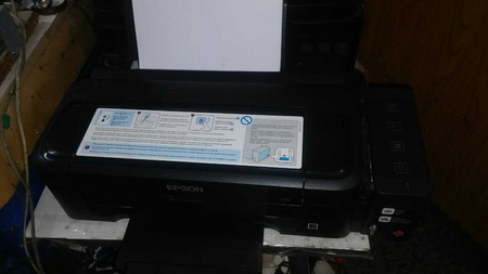 Epson L110 цветная принтер 4 цвета