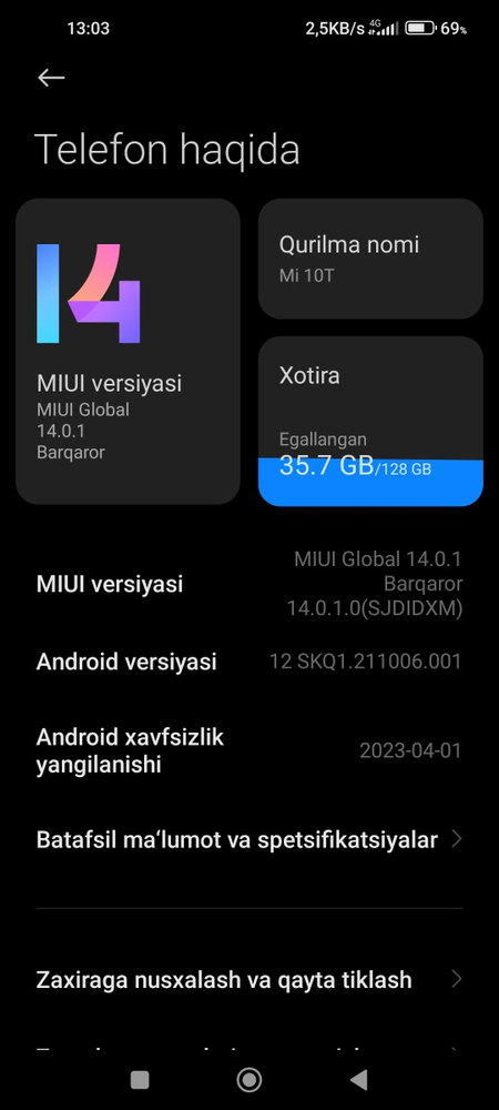 Xiaomi MI 10T 5G