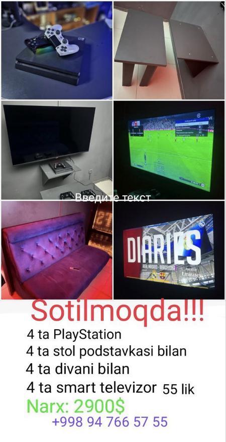 Playstation srochna sotiladi