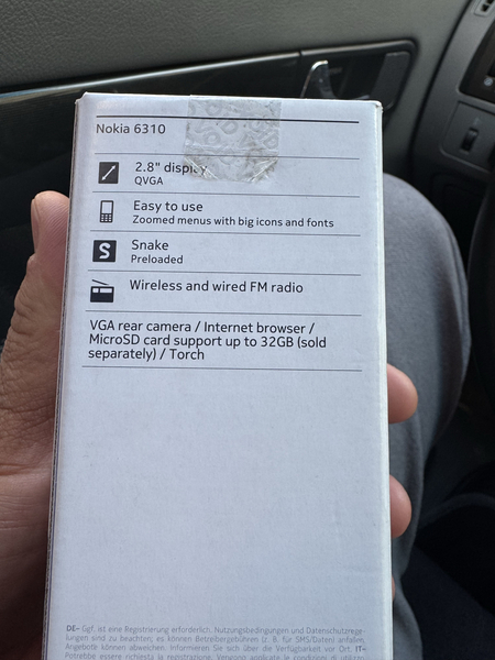 Nokia 6310 sotiladi arginal  korobka dakument hammasi bors