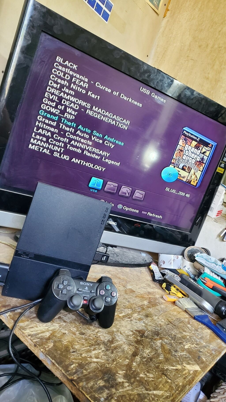 Ps2 memorcartlarni frashifka qilamiz flishkadan oyin ochadi