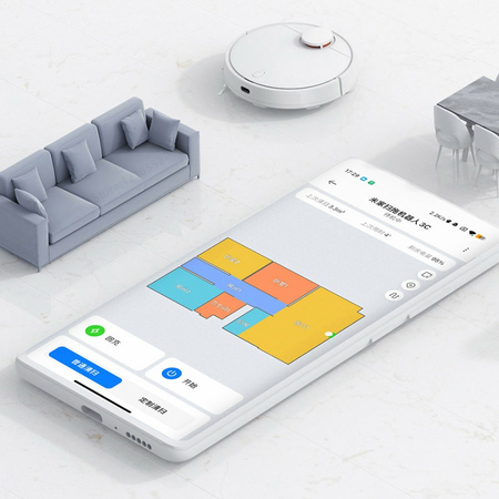 Робот-пылесос Xiaomi Mijia 3C Sweeping Vacuum Cleaner B106CN белый