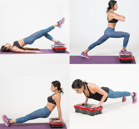 Vibroplatforma - fitnes uchun maxsus - ayollar va erkaklar uchun