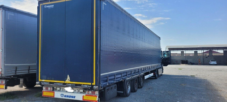 SCANIA + KRONE  прицеп Сотилади