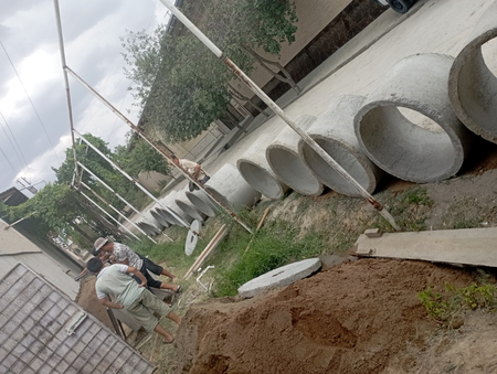 Quduq qozamiz kolsa tashlaymiz. Xarxil turdagi kolsalar bor.