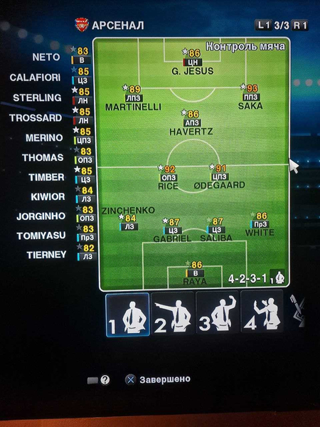 Pes 2013 Yangi 24/25 to'liq sostav