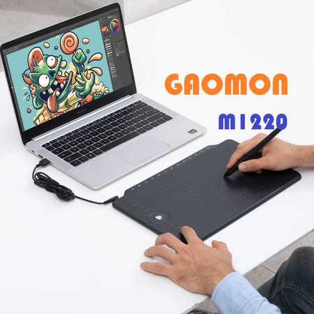 Новый графический планшет grafik planshet GAOMON M1220 (12 дюймов)