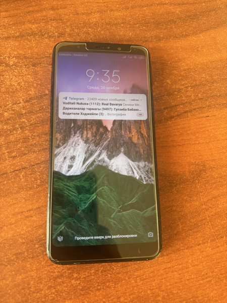 Redmi 5+ telefon satiladi batareyka 1, 2  kun juredi