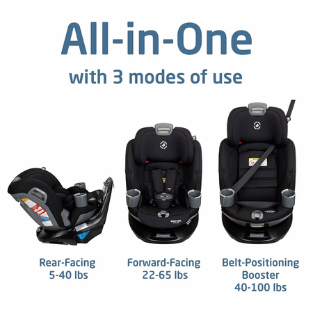 Автокресло Maxi-Cosi Emme 360 Rotating All-in-One Convertible