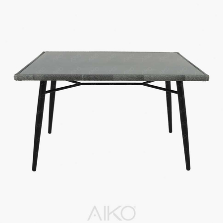 AIKO Corvus Стол со стеклянной плетенной столешницей
