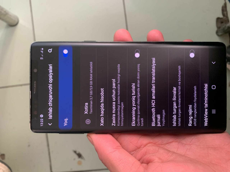 Samsung not 9 xotira 128 /6