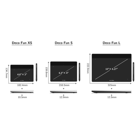 Графический планшет XP-Pen Deco Fun XS