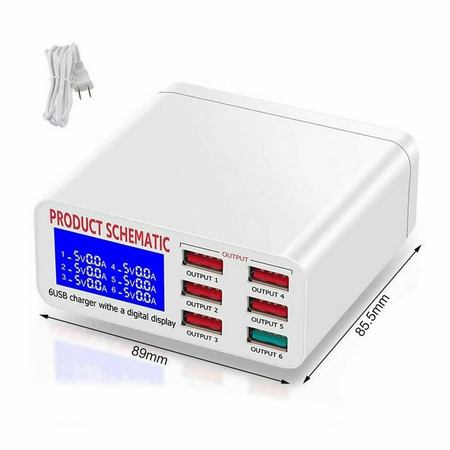 Usb Fast Charger 6 Port 3.0