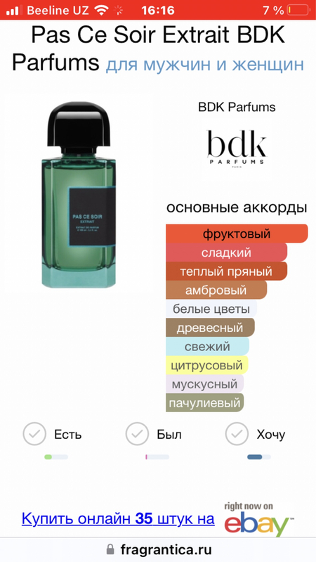 Оригинал парфюм BDK parfum