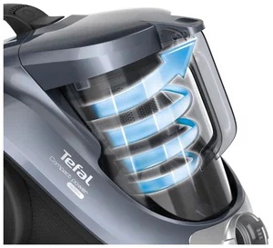 Пылесос Tefal TW3796EA, черный/сиреневый