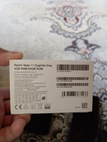 Redmi note 11 ва Redmi 9 телефонлар сотилади холати яхши очилмаган