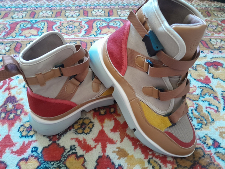 Комбинированные кроссовки Chloe 38 размер.