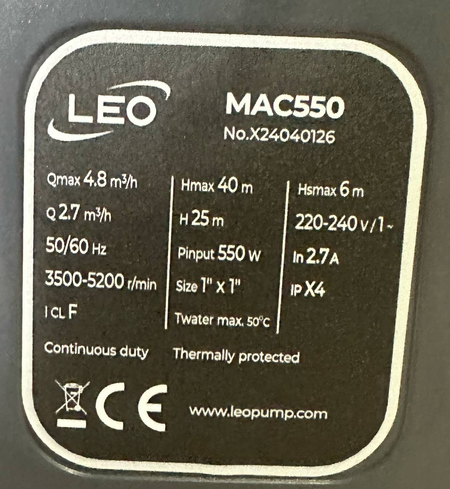 умные насосы. WGZ15-45.   SMART45.  MAC550