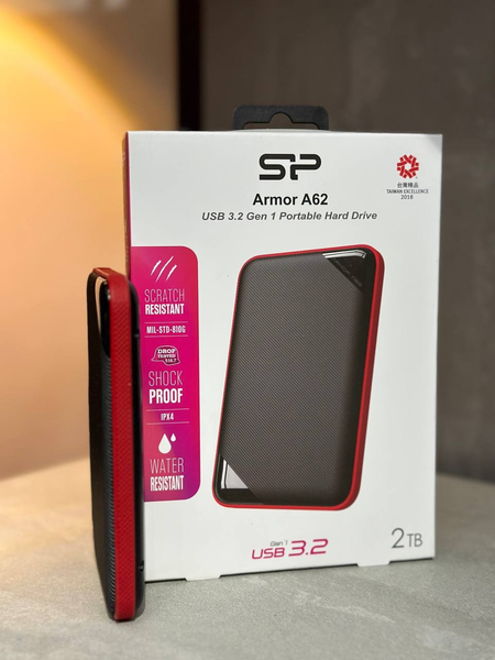 2 ТБ внешний HDD Silicon Power Armor A62, USB 3.2 Gen 1