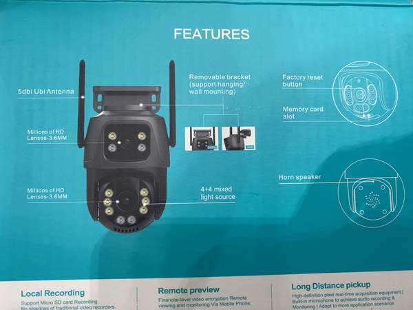 Kamera NVR Wifi 6MP