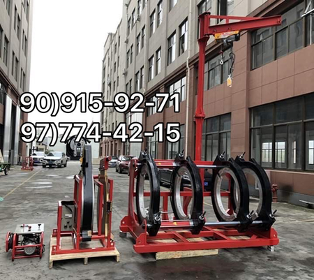 Пайка труб PVC PE PPR труб 50 - 630 мм утюг payka truba