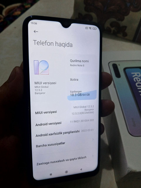 Redmi note 8 radnoy