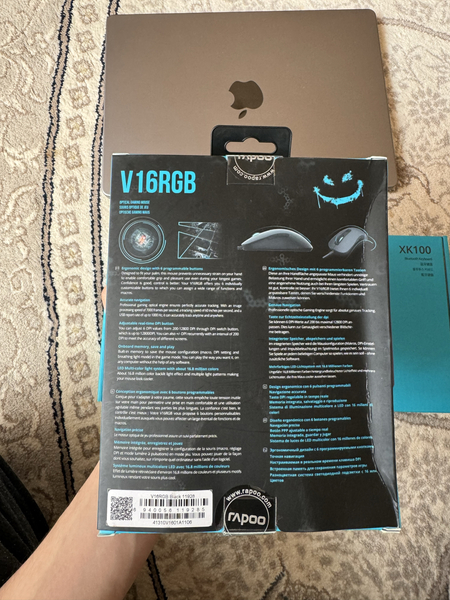 Rapoo V16rgb, sichqoncha