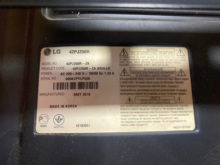 Телевизор LG 42PJ250R