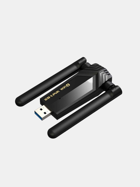 Wi-Fi адаптер Wi-Fi 6 LB-LINK 1200 Мбит/с на 5 ГГц, 574 Мбит/с 2,4 ГГц
