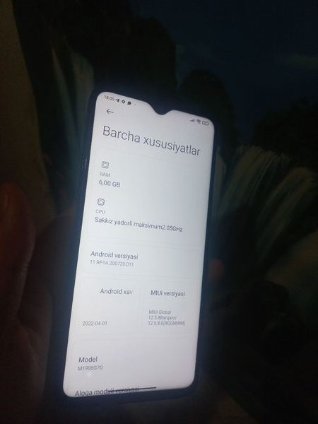 Redmi note 8 pro usta kormagan kar dak bor