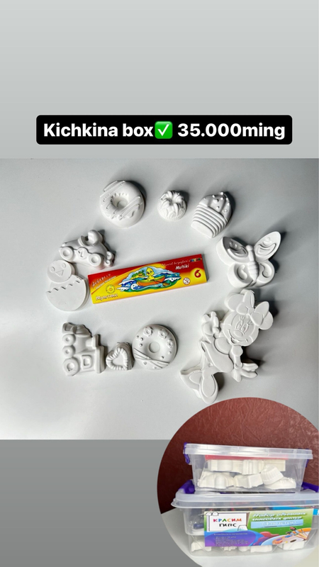 Bolalar uchun 3D Box Haykallar