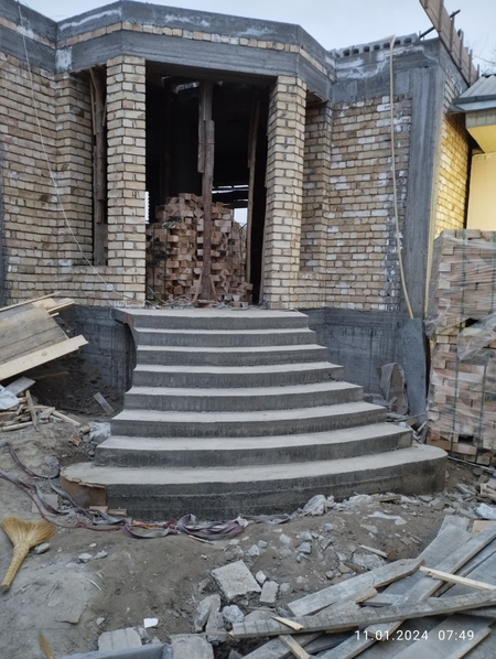 Beton zinalar лестница