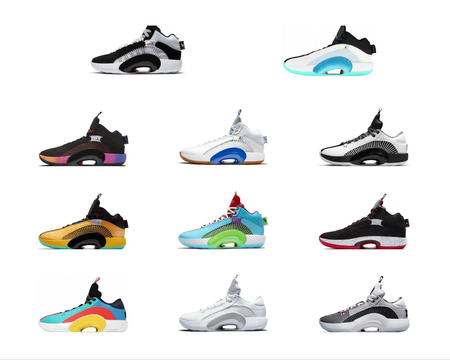 Nike air jordan 35 оригинальные кроссовки для баскетбола