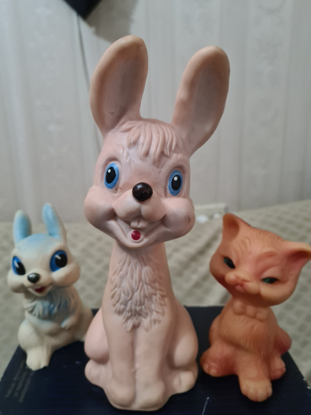 Игрушки резиновые советского времени.
