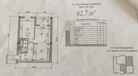 NUKUS AVENUE 2-комнатная 62.7м2 коробка ГЛИНКА 1-линия СРОЧНАЯ цена!!!