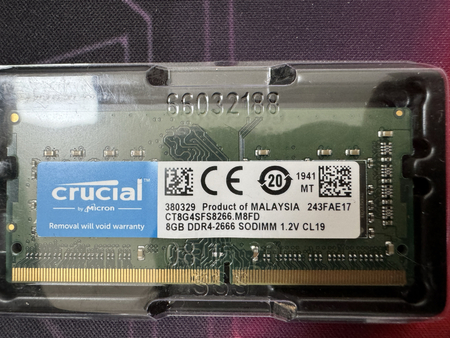 RAM SO-DIMM DDR4 8 Gb 2x , NVMe SSD 256 Gb komplekt