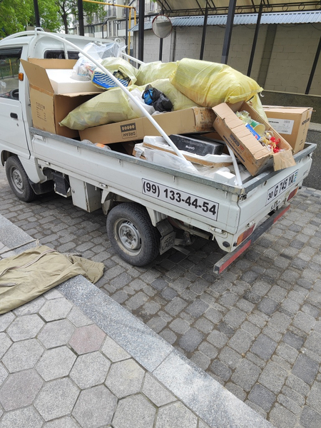 Вывоз мусора мусор ташиш