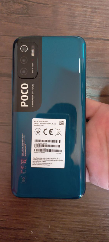 POCCO M3 pro 5G sotiladi
Xotira: 7/64 Gb
Versia:14 global 
Rangi: kok